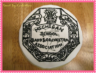 Sweet Ivy Confections: MSBOA Marching Band Festival Cookies 2012