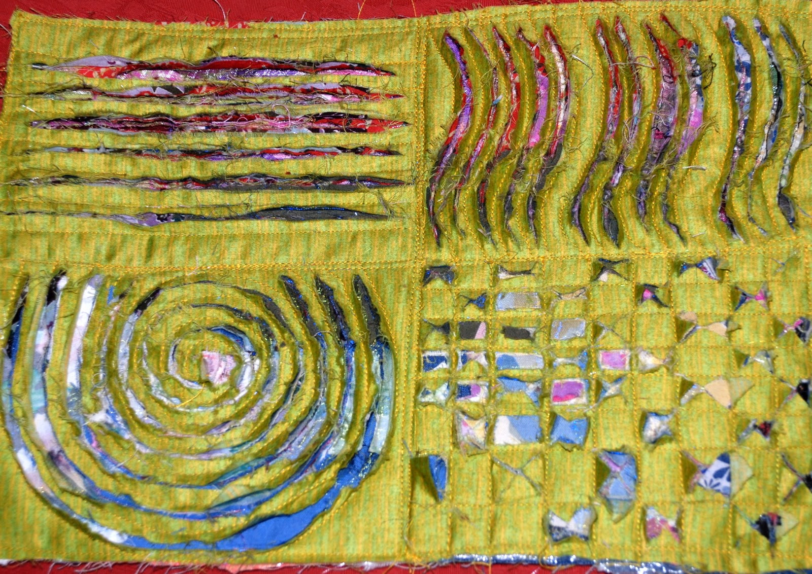 Third Age Musings: Teach yourself textiles - slashing and burning