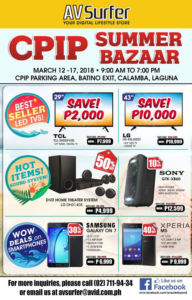 Manila Shopper: CPIP Summar Bazaar/SALE: March 2018