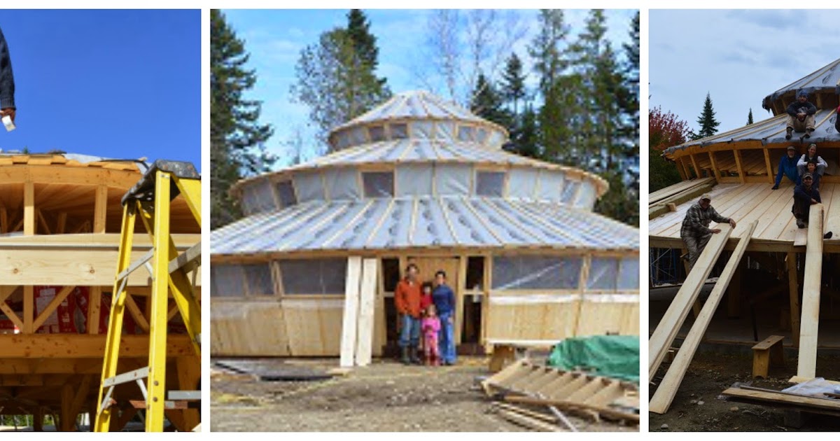 Yurt Living: Wooden Hard-wall Yurt in Maine