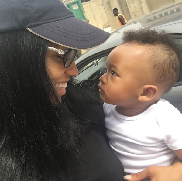 Rare Photo Of Mavin Star, D'ija and Her Son - Gistmania