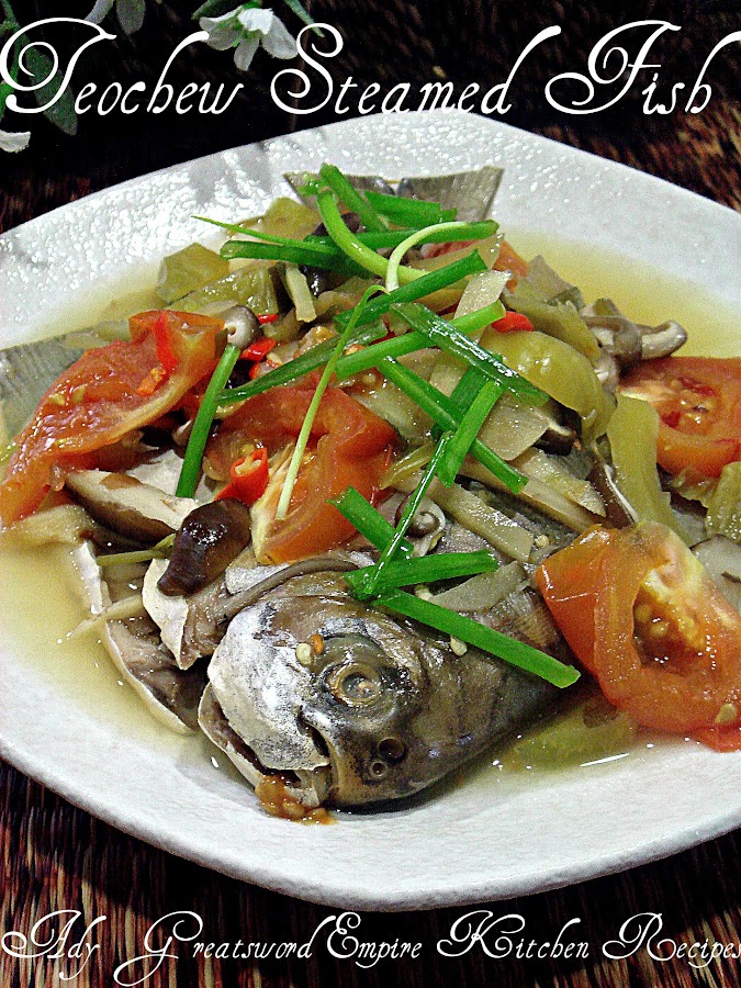 Ady Greatsword Empire Kitchen Recipes: Teochew Steamed Fish 潮州式清蒸鱼