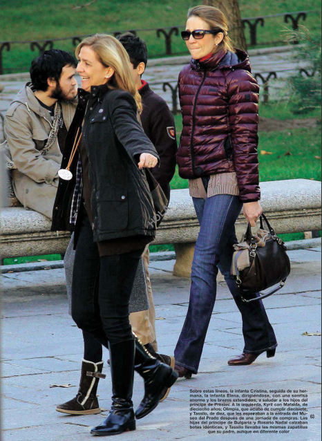 primos borbon: felipe,victoria, pablo e irene en el museo del prado