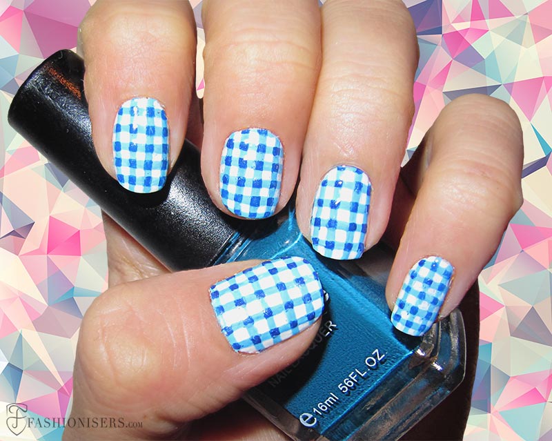 Checkered Nails- The hot spring fashion trend!