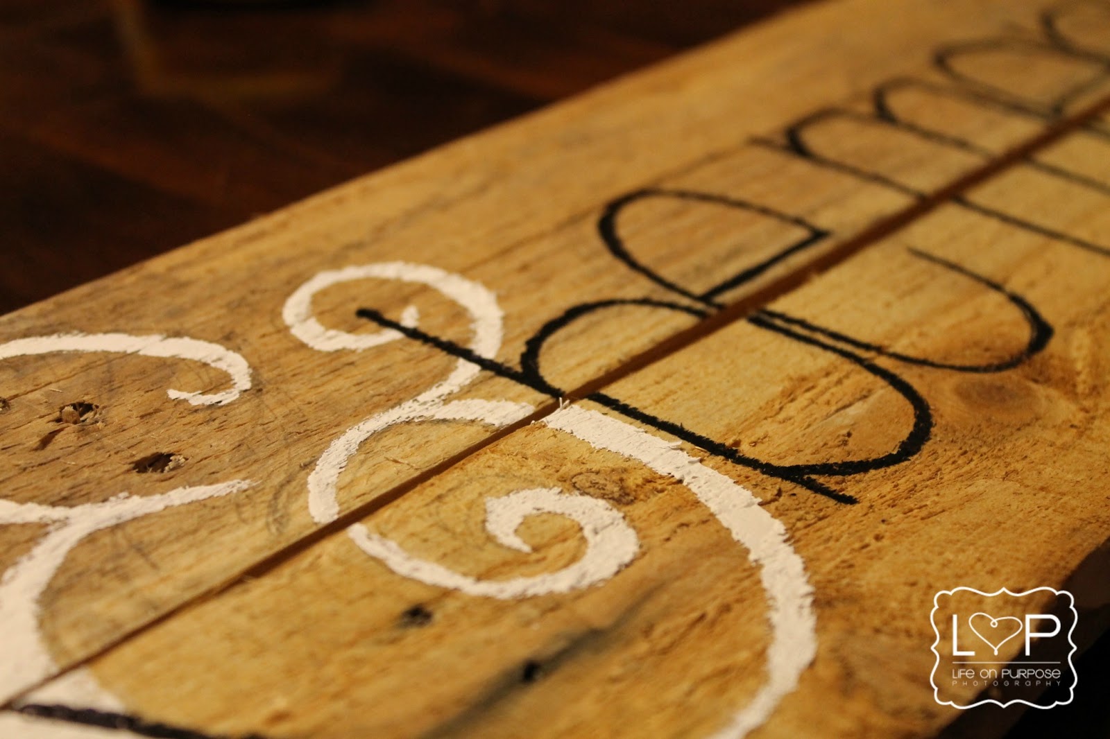 Living My Life On Purpose: 71 Projects: Wooden Sign