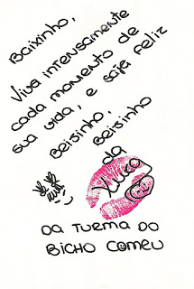 PLANETA XUXA BLOG: Postal - O Bicho Comeu - 1989