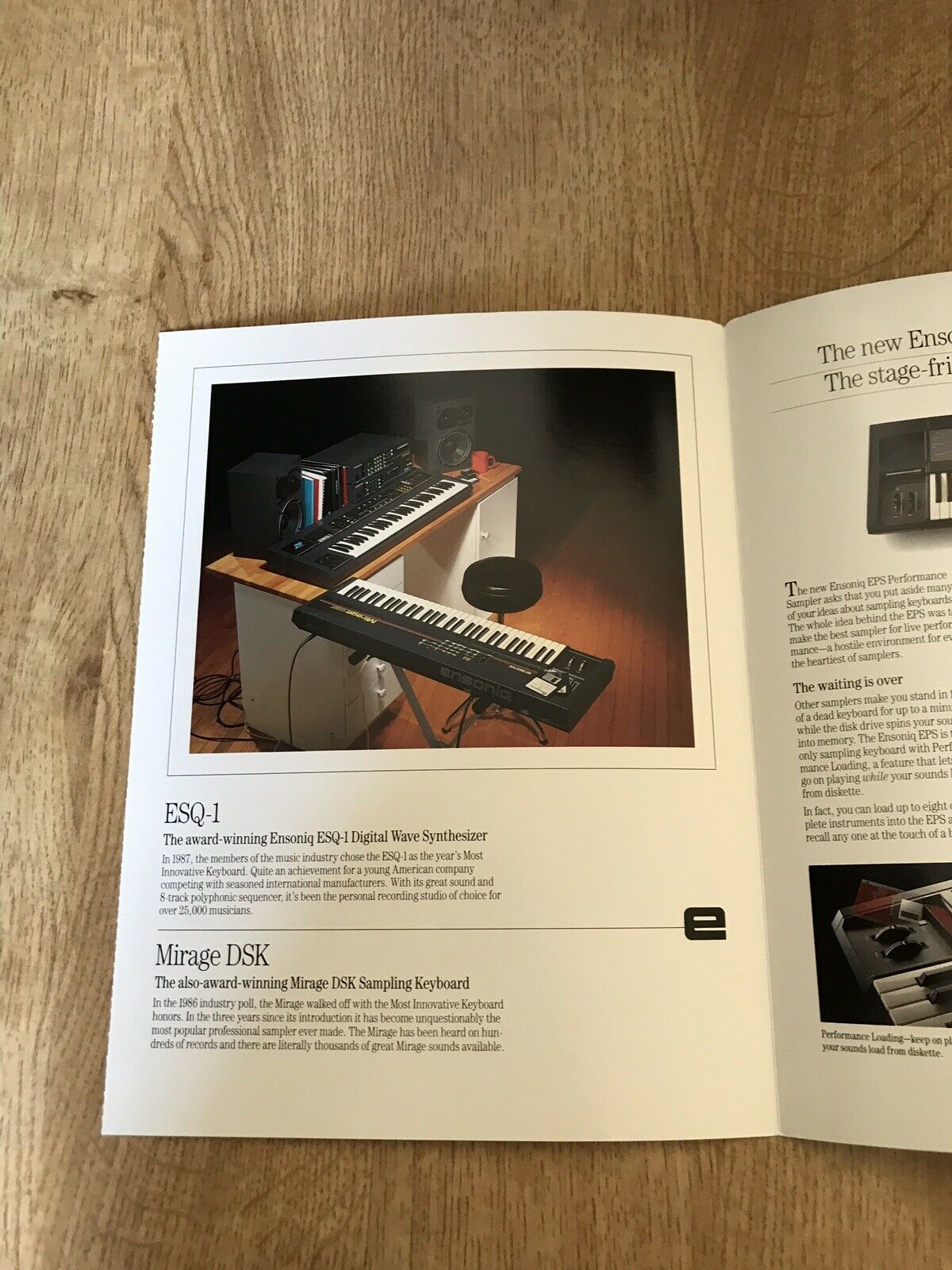 MATRIXSYNTH: ENSONIQ - Technology That Performs Brochure