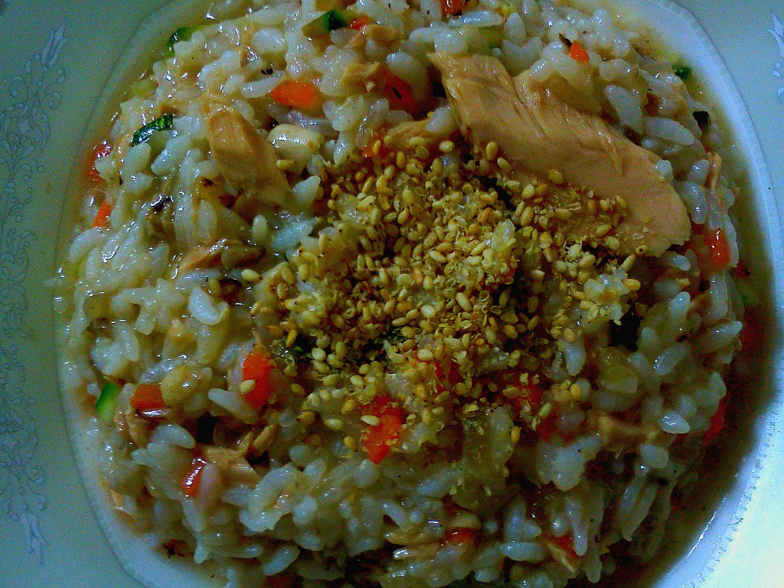 Simply Bona: Cheso Chamchi Juk (Vegetable Tuna Lactose-Free Korean Risotto)