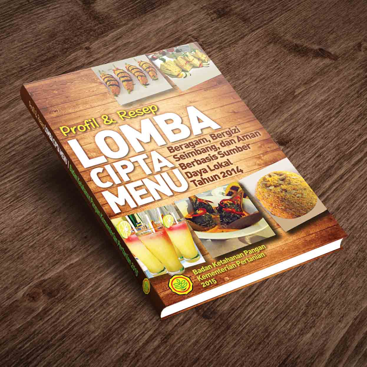 Book cover design: Profil & Resep Lomba Cipta Menu | graphic design corner