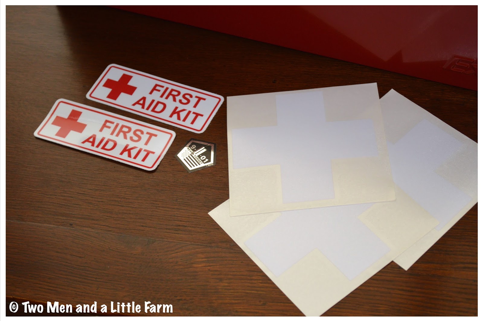 Two Men and a Little Farm: RED METAL FIRST AID KIT DIY