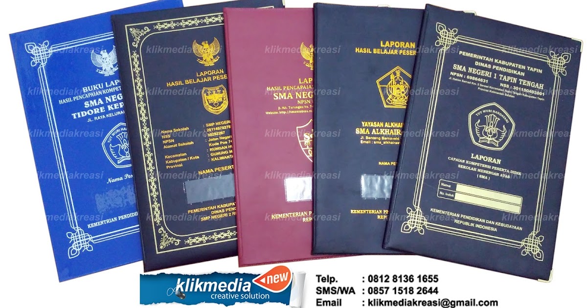 CETAK SAMPUL RAPORT, MAP KAMPUS DAN SEKOLAH - klikmedia