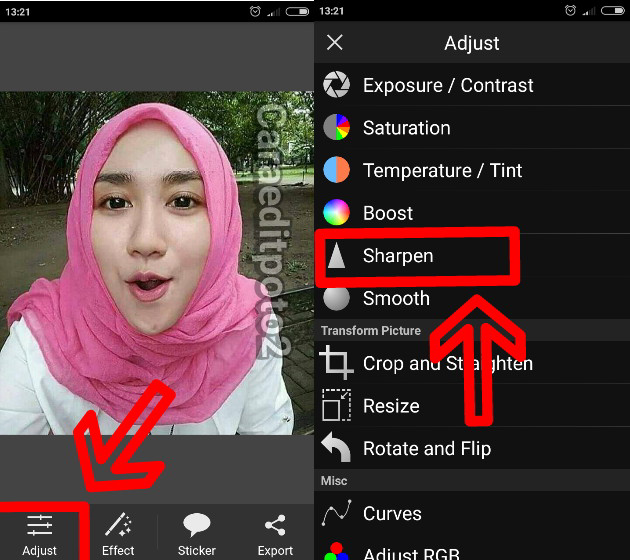 Tutorial Lengkap Edit Foto Kartun Smudge Painting Android