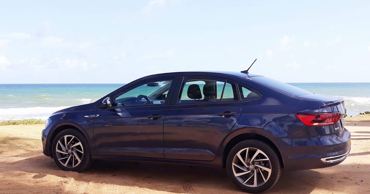 VW Virtus Highline Azul Night: fotos e dimensões | Motor Vício