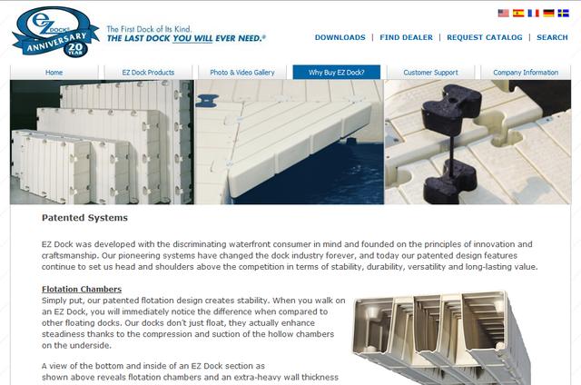 EZ-Dock Port 4 Boat Lift for boats up to 20 feet in length and 2000 lbs ...