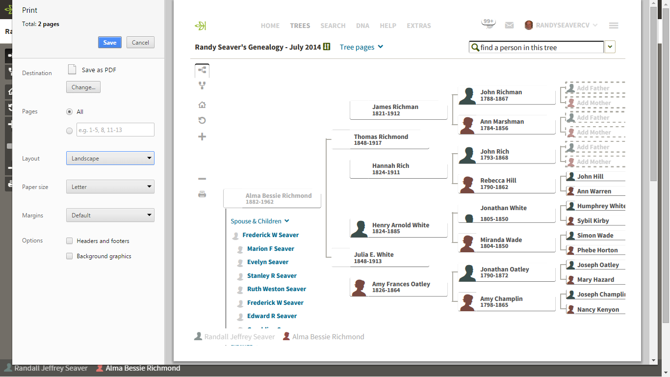 Genea-Musings: Printing Pages From the "New" Ancestry.com Member Trees