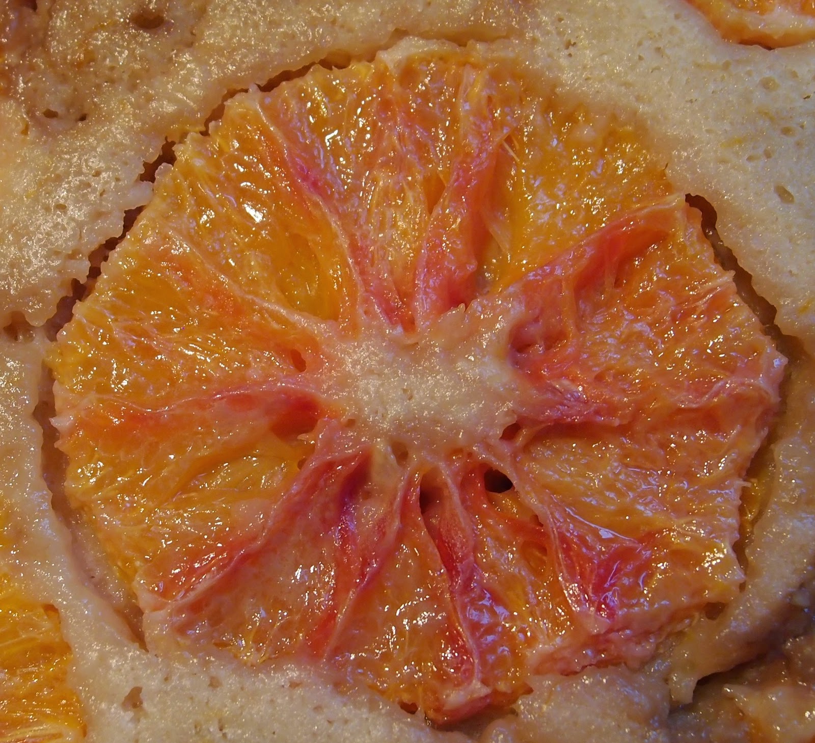 The Caked Crusader: Blood orange and almond sponge
