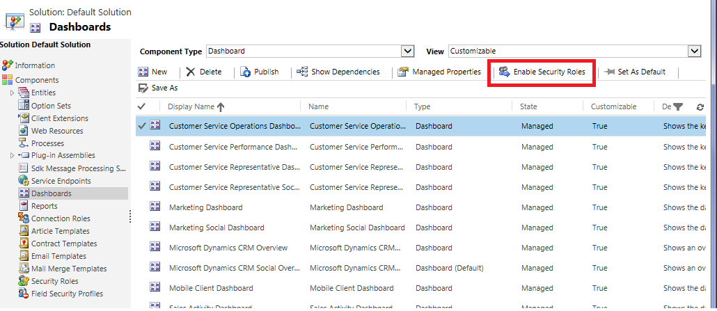 Microsoft Dynamics CRM: Role Based Dashboard
