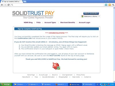 investimentos: PROCESSADORES DE PAGAMENTO