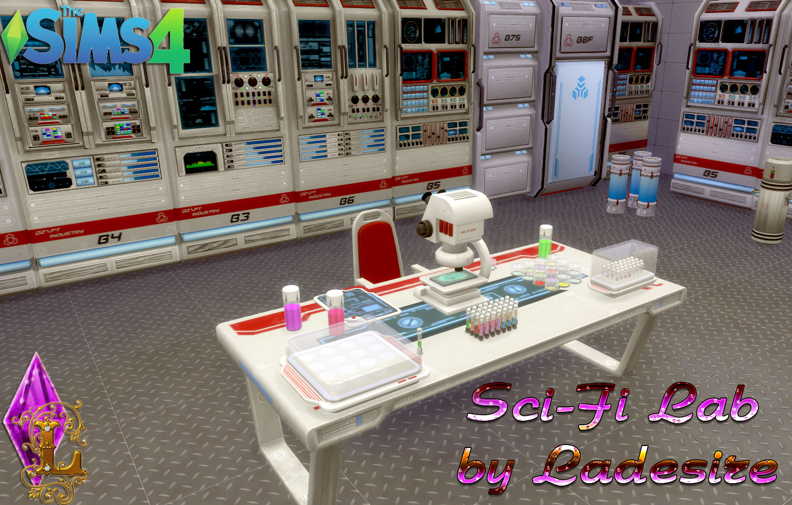 My Sims 4 Blog: Sci-Fi Lab by Ladesire