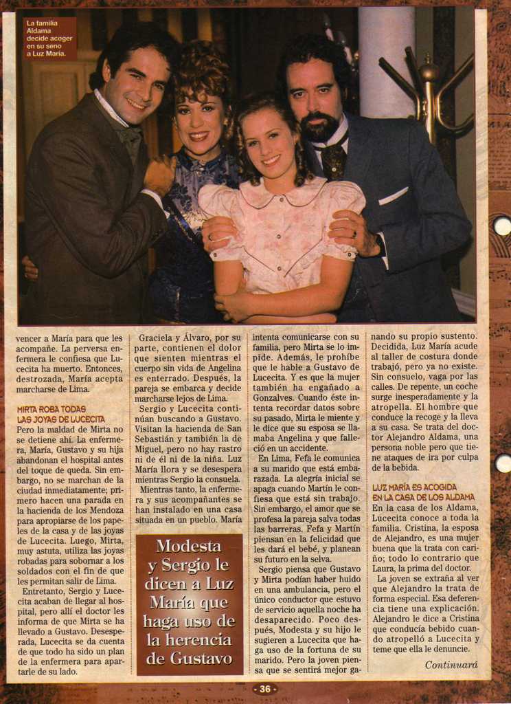 FILMY KOSTIUMOWE: Luz María (TV Serial 1998– )