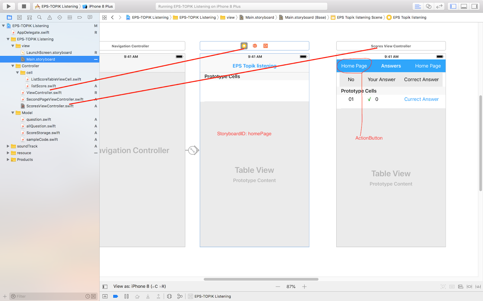 Storyboard NavigationController || PushViewController Swift