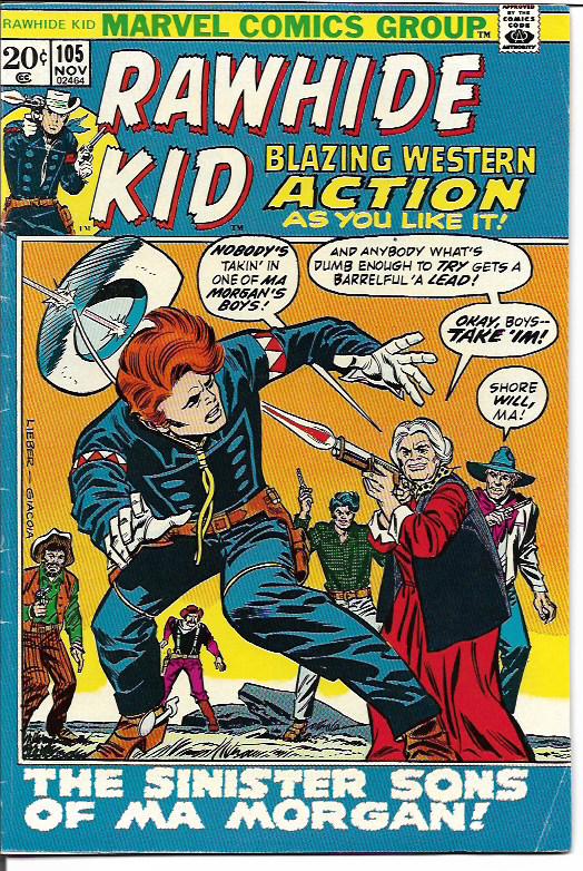 Tony Isabella's Bloggy Thing: RAWHIDE KID WEDNESDAY 91