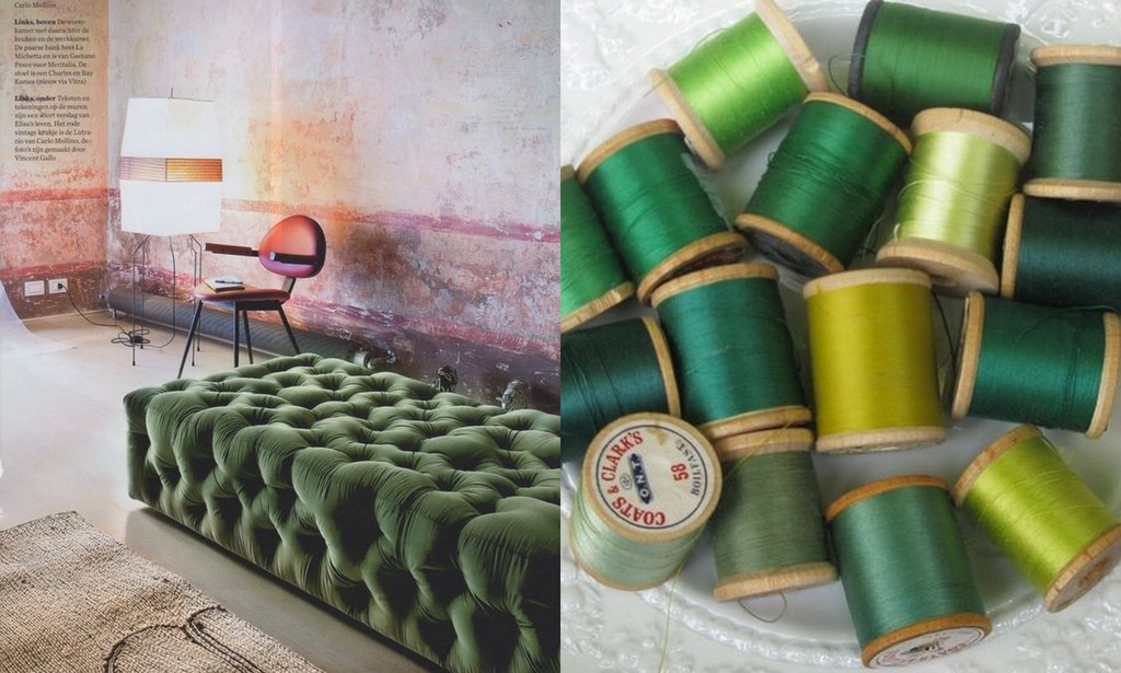 BOISERIE & C.: 20 idee décor verde green vert