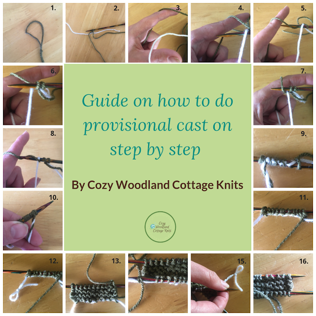 Cozy Woodland Cottage Knits: Guide on how to do provisional cast on ...