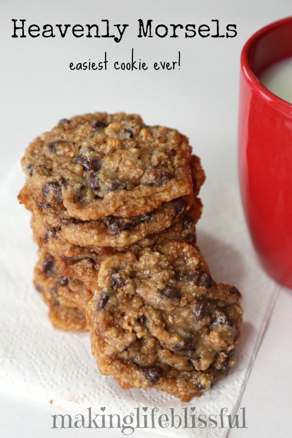 HEAVENLY MORSELS: The easiest cookie you'll ever make. | Making Life ...
