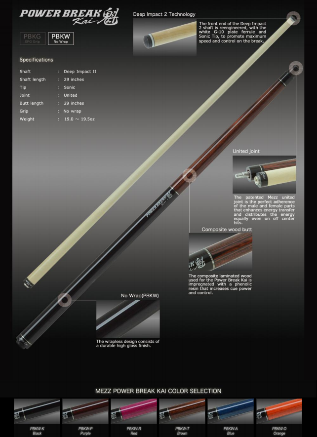 Indonesian Billiards Enthusiast: :: Sejarah Stik Mezz