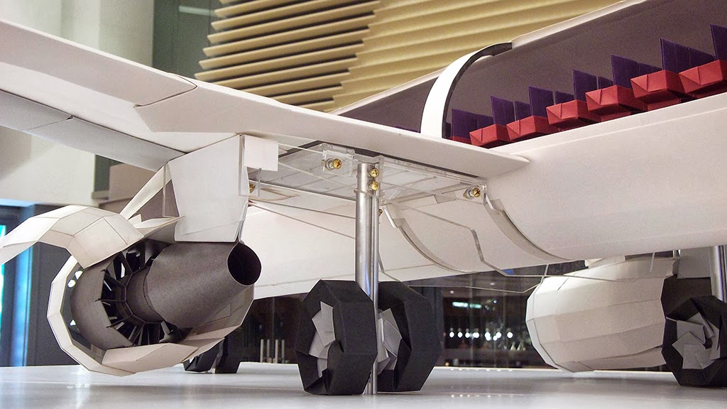 Kade Chan Origami Blog 香港摺紙工作室 (日誌): Airbus A320 papercraft @ PopCorn ...