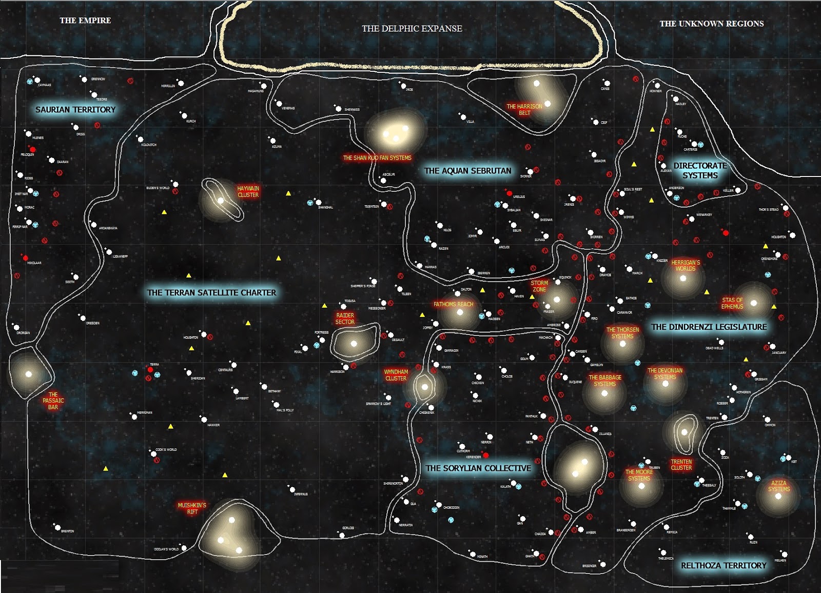 The Delphic Expanse: The Campaign Map