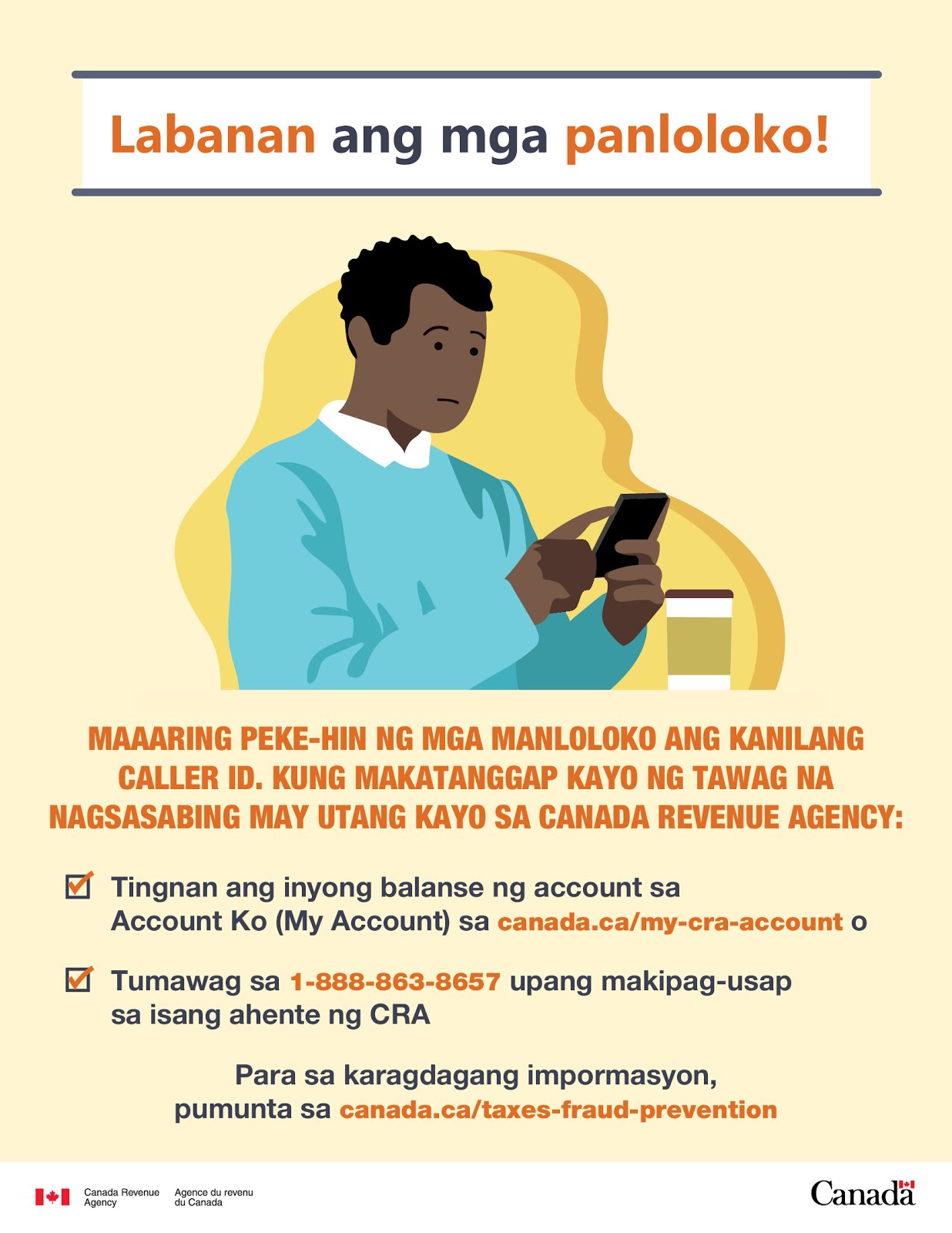 Don’t be a victim. Fight Scam, Report Fraud.