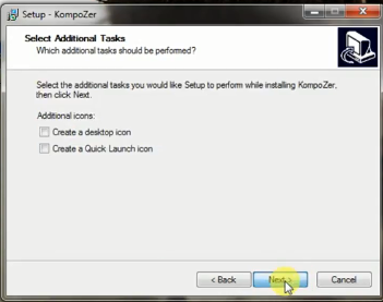 How do i install kompozer - ideasres