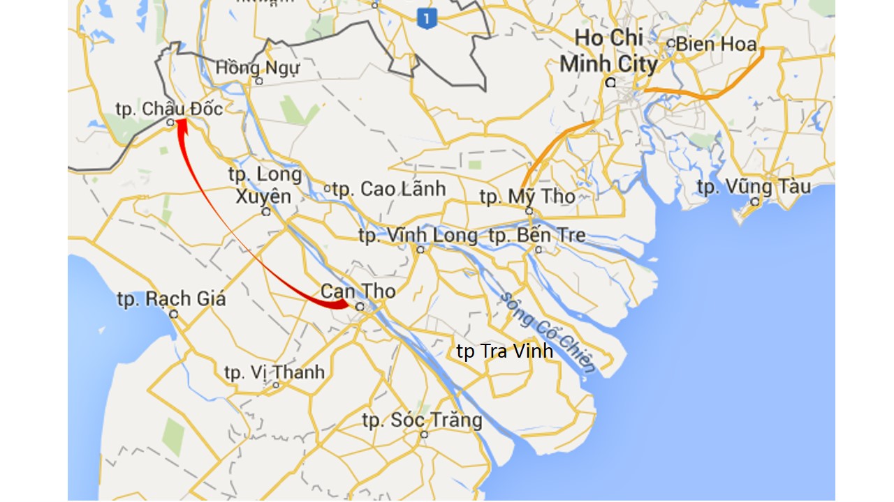 Travel and food tales: Riding west to Chau Doc