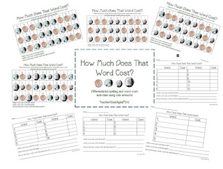 Teacher Gone Digital: How Much Does That Word Cost? Word Work and ...