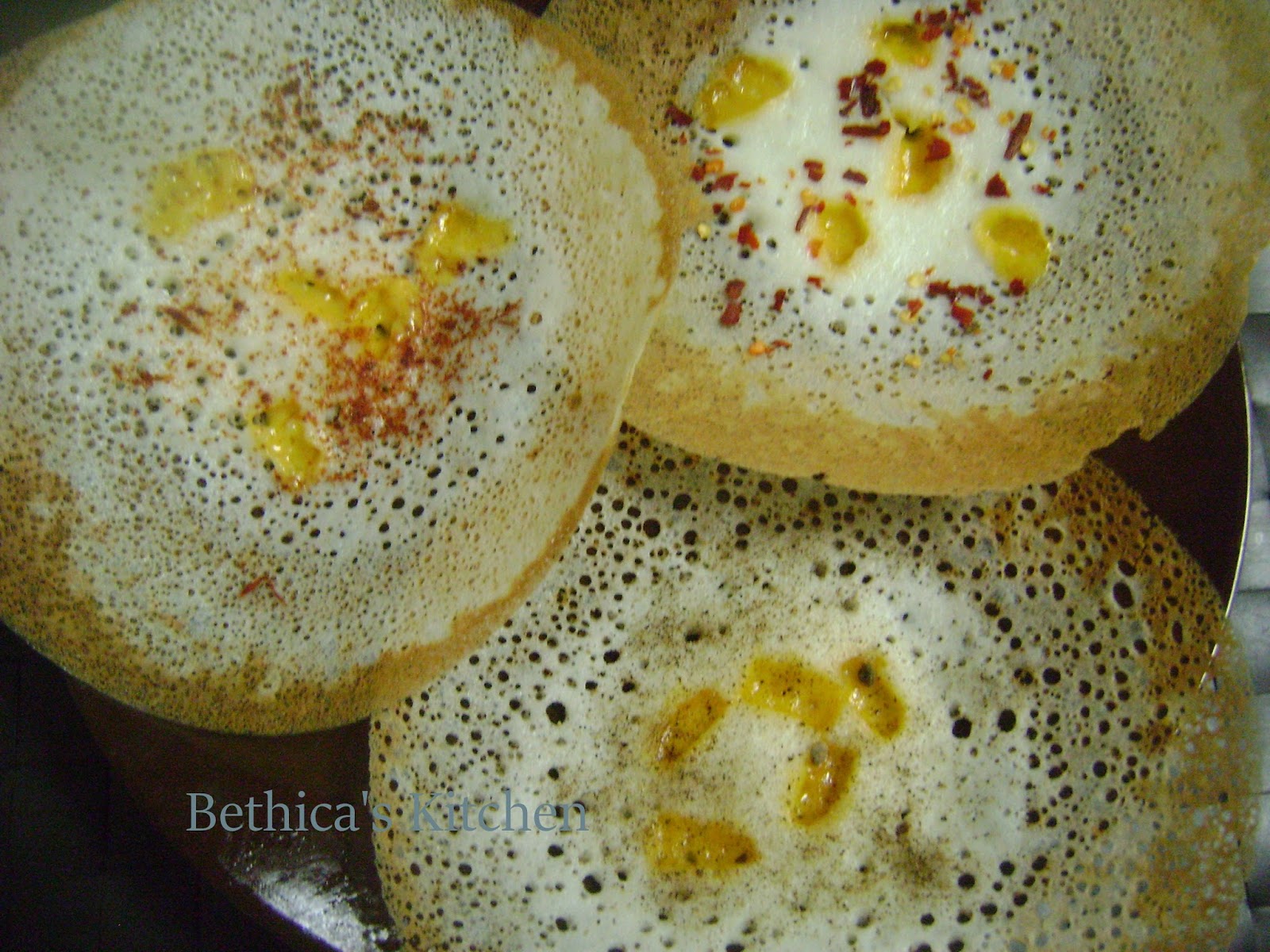 Bethica's Kitchen Flavours: Instant Appam with Idli / Dosa Batter ...