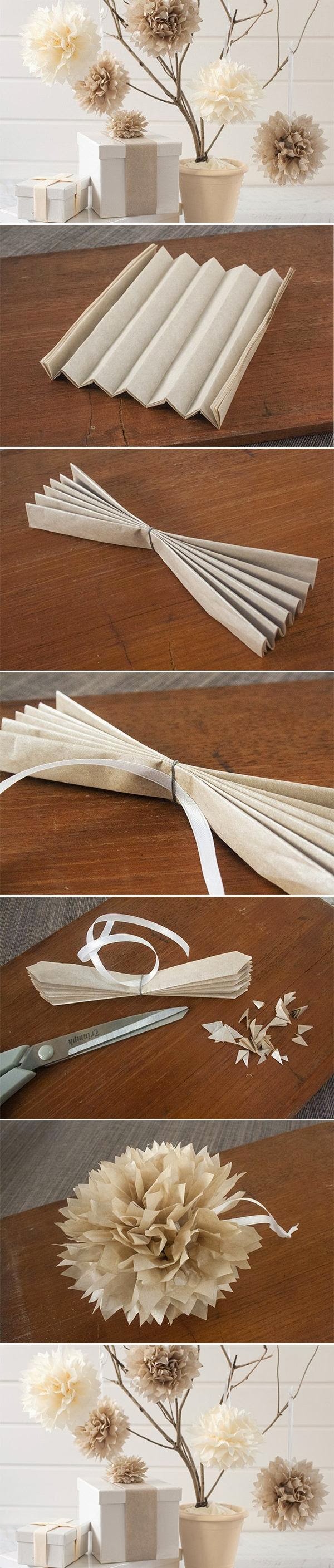 DIY Beautiful Paper Flower Ball - Diy And Crafts