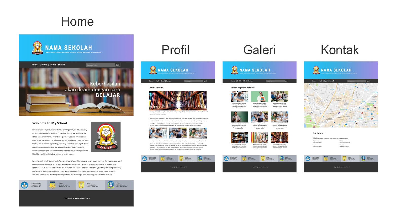 GAMBAR SKETSA WEBSITE MENGGUNAKAN PHOTOSHOP