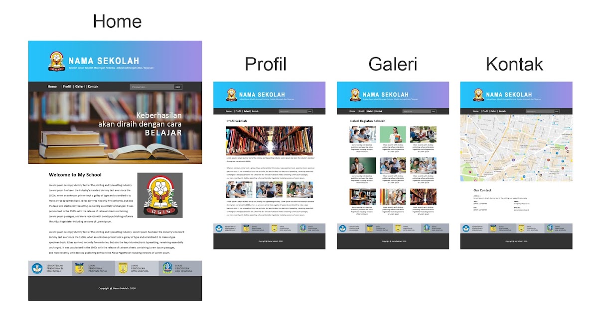 GAMBAR SKETSA WEBSITE MENGGUNAKAN PHOTOSHOP