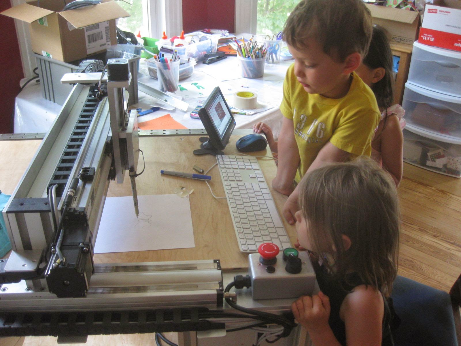 Tooling Up: Building a CNC router with kids