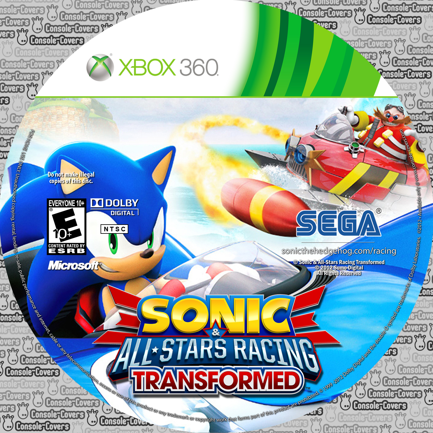 SUPERCAPAS: SONIC ALL STAR RACING
