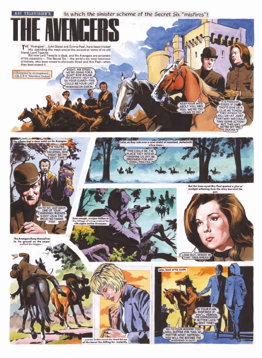 Nigel Parkinson CARTOONS: The Avengers, Diana.