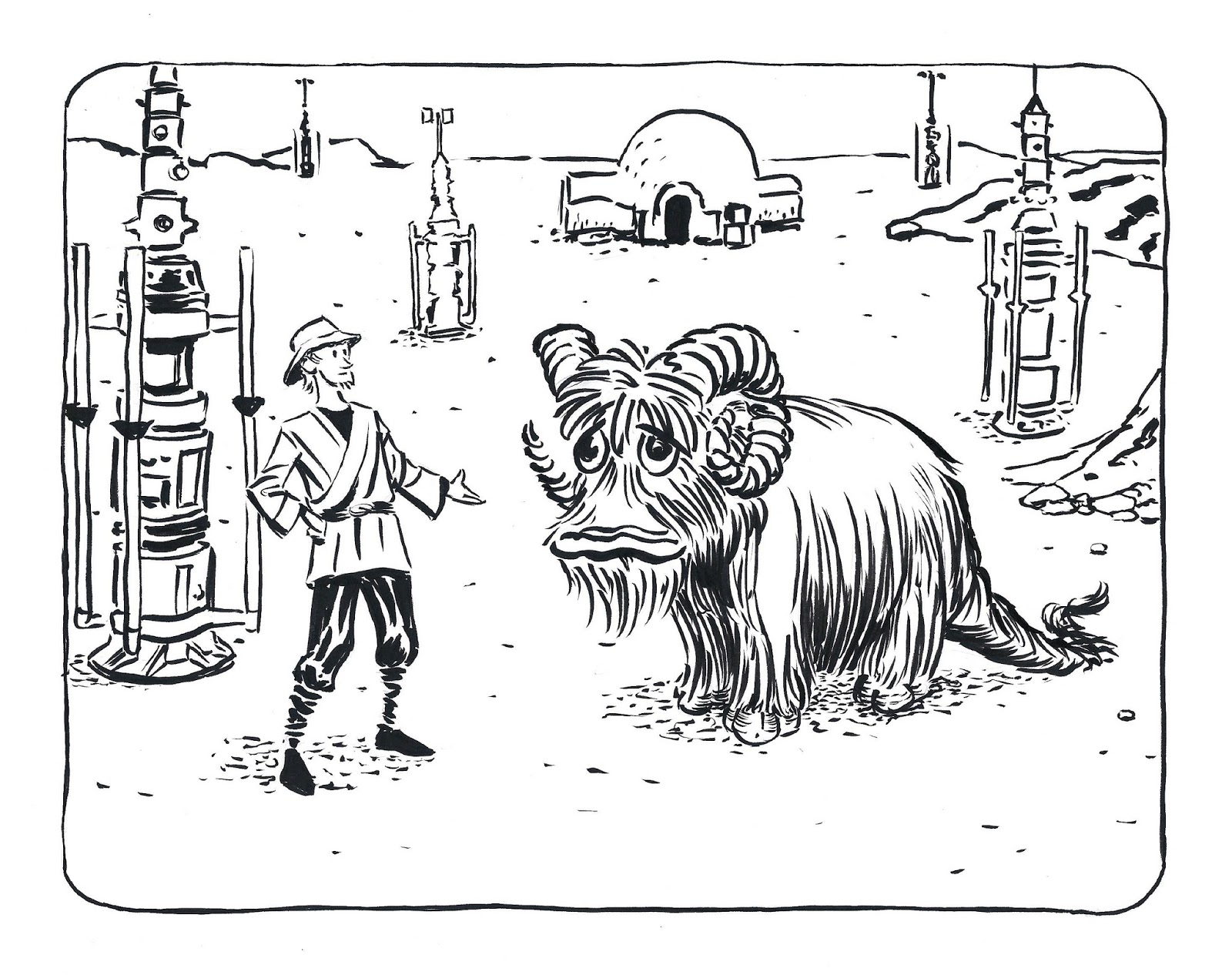 Michael Lynch Art and Illustration: Star Wars Legends: THE LITTLE LOST ...