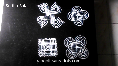 Dussehra kolam Dasara rangoli designs