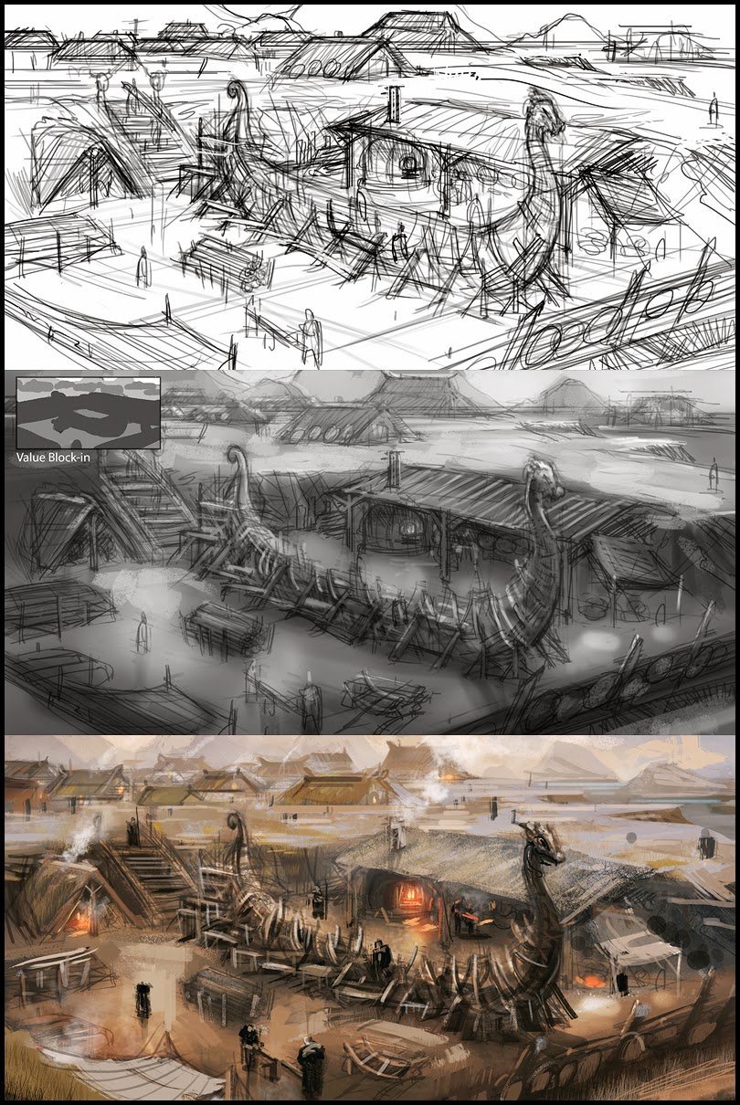 Mark Molnar - Sketchblog of Concept Art and Illustration Works: Viking ...