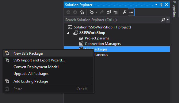 Tips & Tricks: How to Create, Deploy and Configure SSIS Package: Part 1