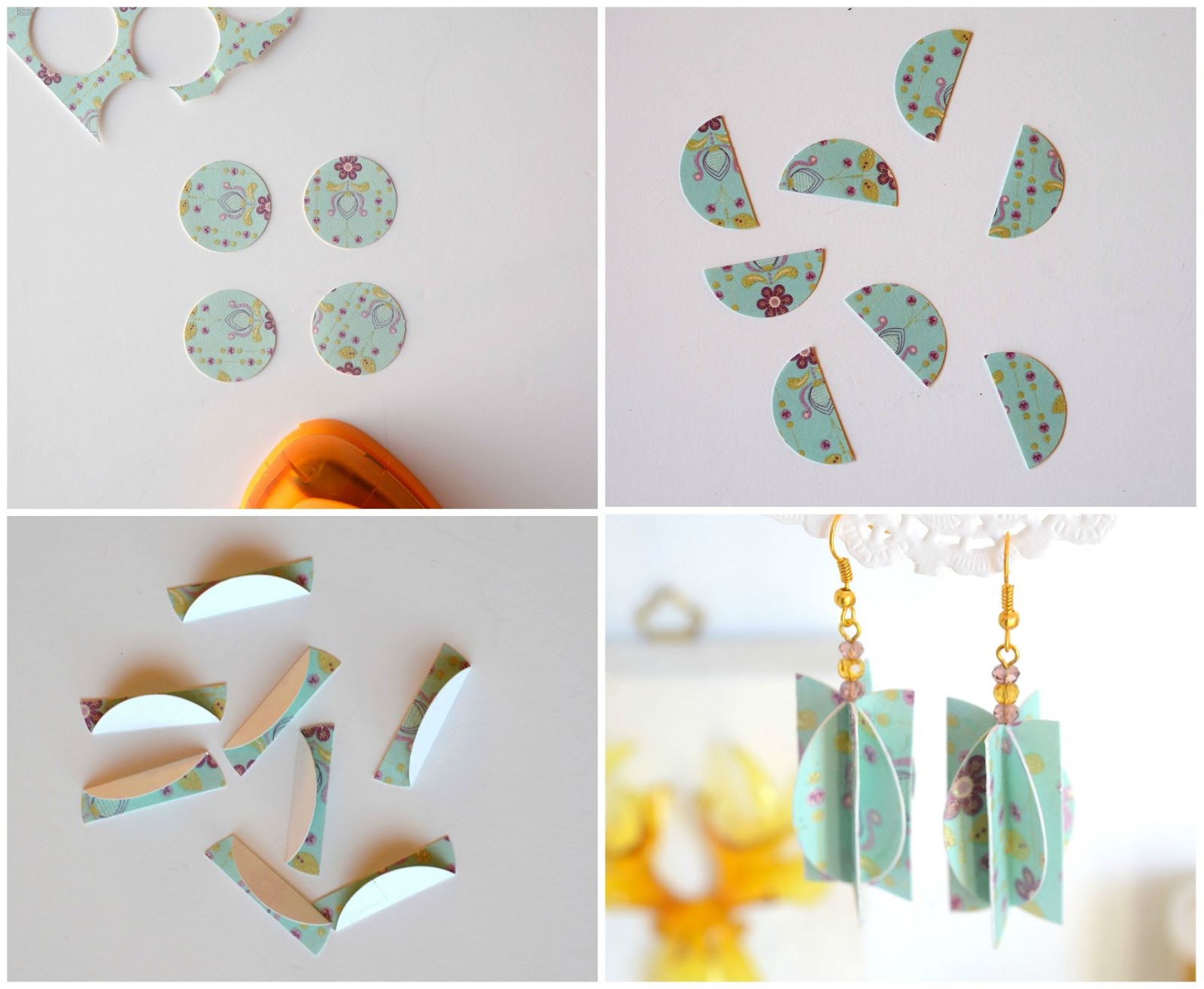 Linfa Creativa: Paper Jewels #5: earrings