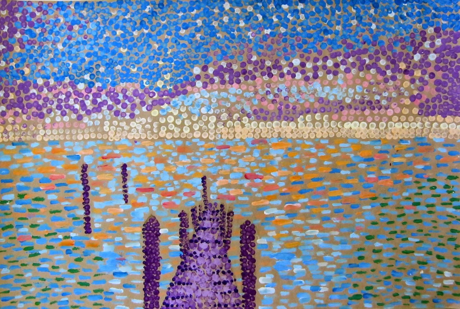 Mahopac High School Digital Gallery: Pointillism Period 3