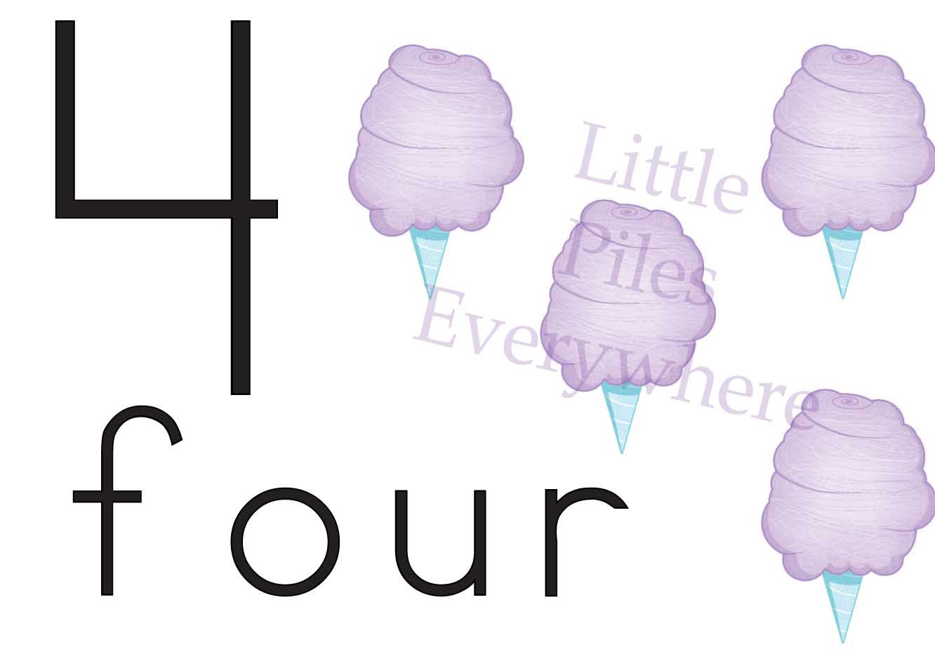 Little Piles Everywhere: Number 4